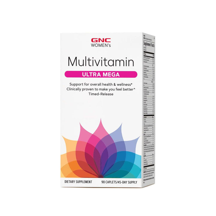Gnc Womens Multivitamin Ultra Mega Caplets 90s - Snapcart.pk