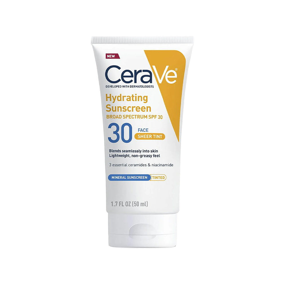 Cerave Hydrating Mineral Sunscreen 50 Ml - Snapcart.pk
