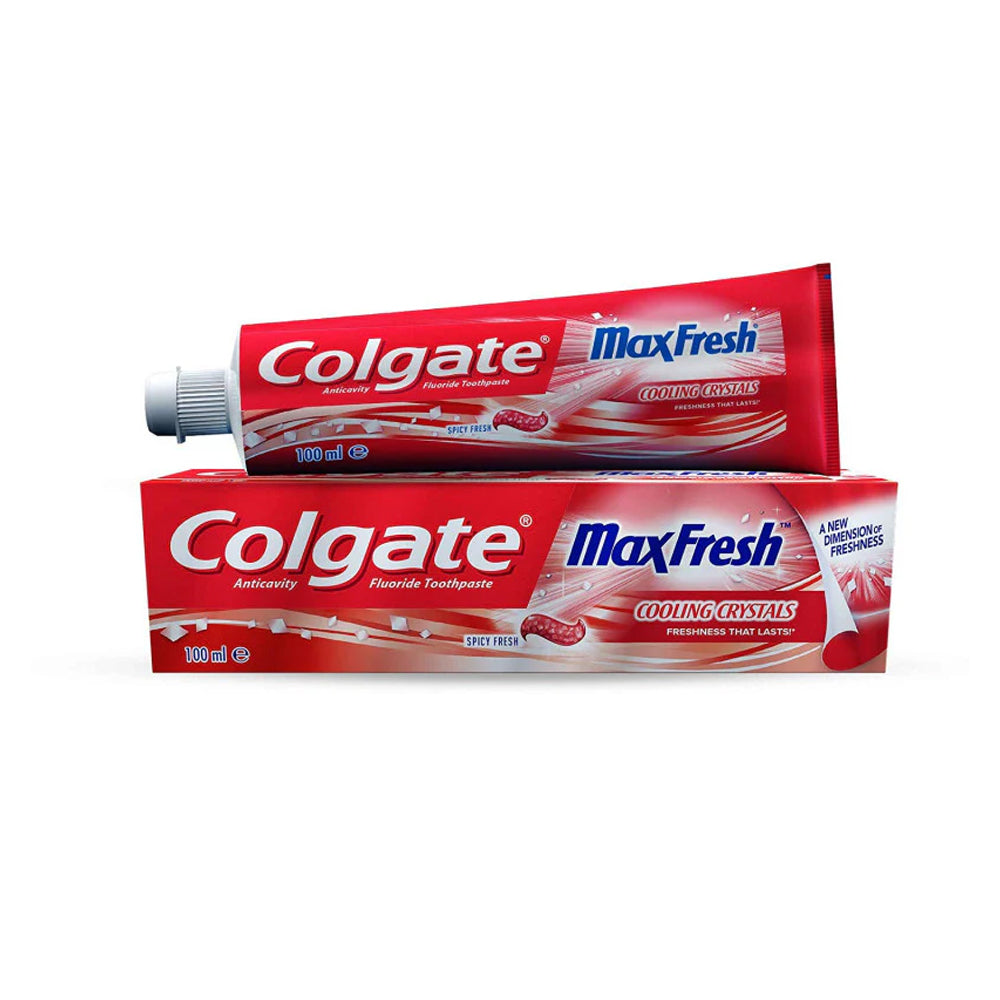 Colgate Max Fresh Cooling Crystals Spicy Fresh Toothpaste 100ml ...