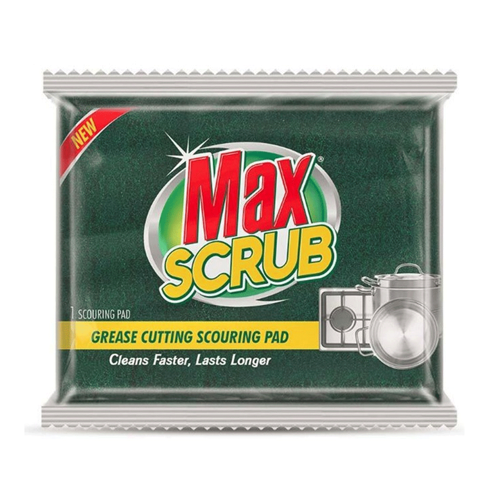Buy Max Scrub Grease Cutting Scouring Pad Small 1`s – Snapcart.pk